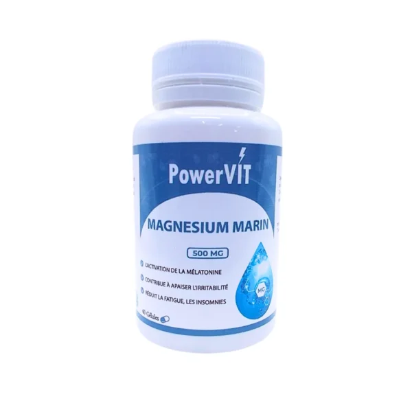 PowerVit Magnesium Marin 500mg 60 Gelules - product_brand